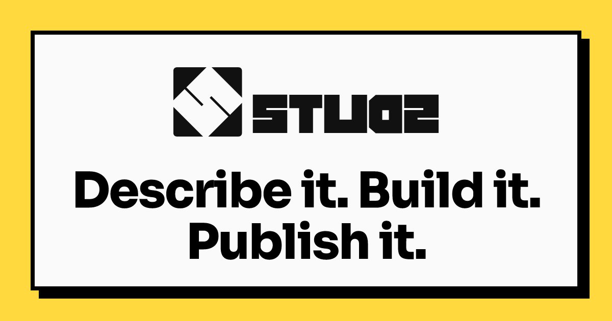 studs.gg | AI Roblox Game Builder. No Code. No Install.